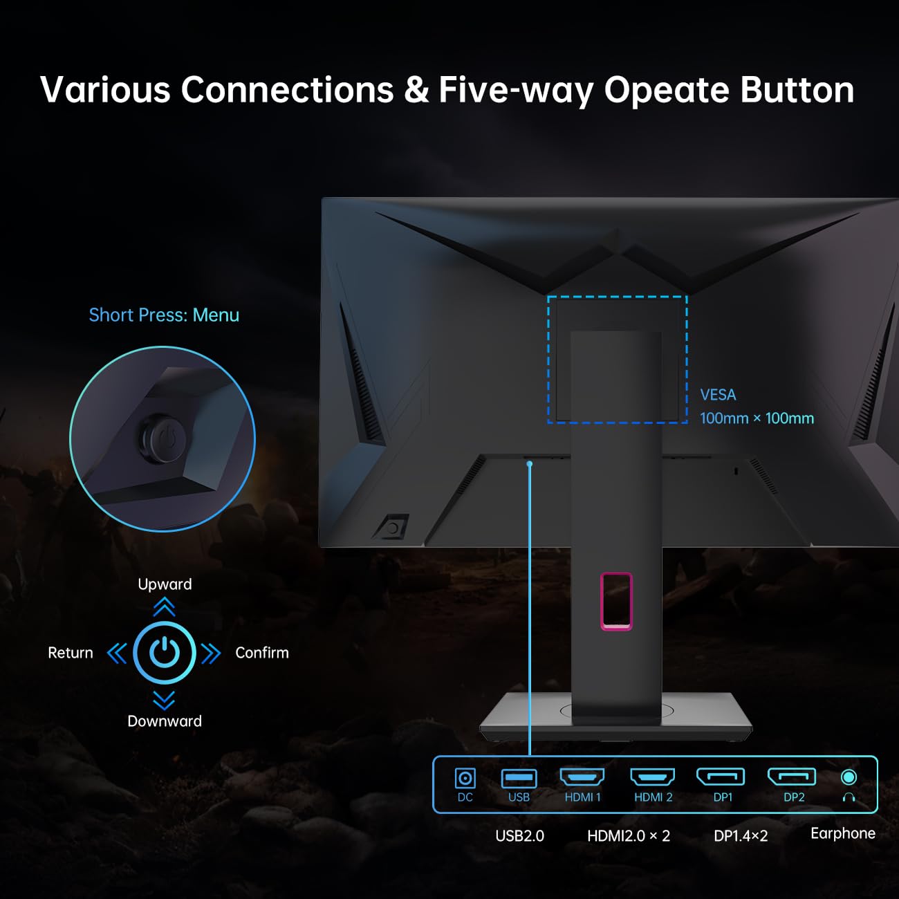 Snapklik.com : KTC G-Sync/FreeSync Compatiblet Smart Projector True ...