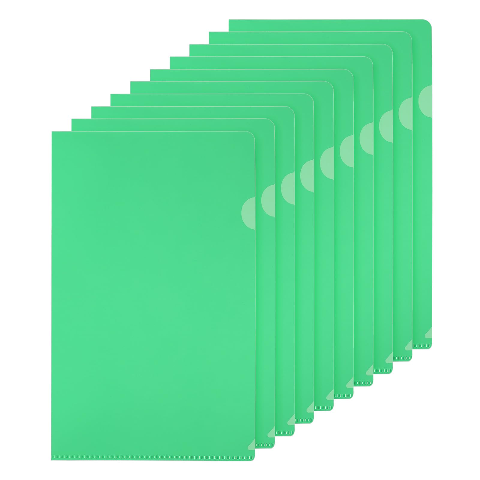 PATIKIL L Type Folders 30 Pack A4 Plastic File Project Pockets Clear ...