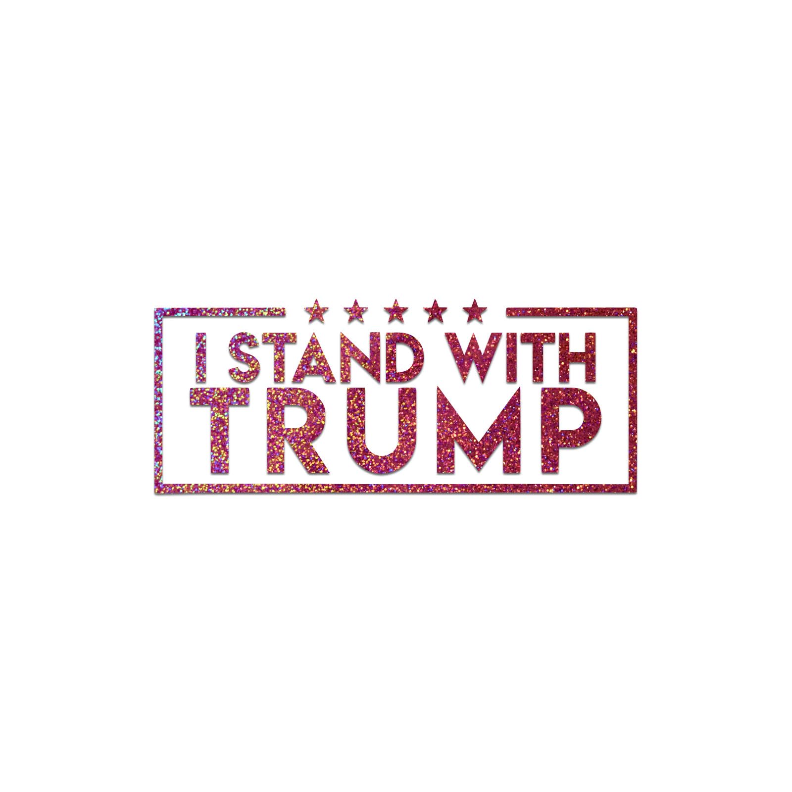 Amazon.com - I Stand with Trump Political Decal Vinyl Sticker Auto Car ...