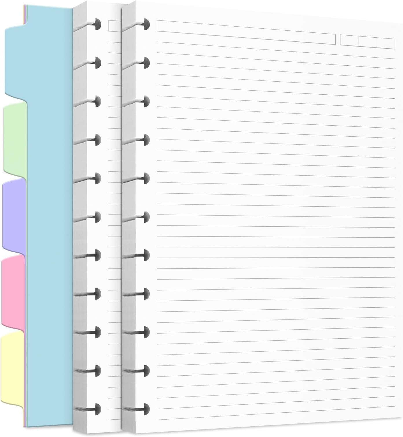 Amazon.com : Discbound Letter Size Extra Thick Dot Grid Paper Refill ...