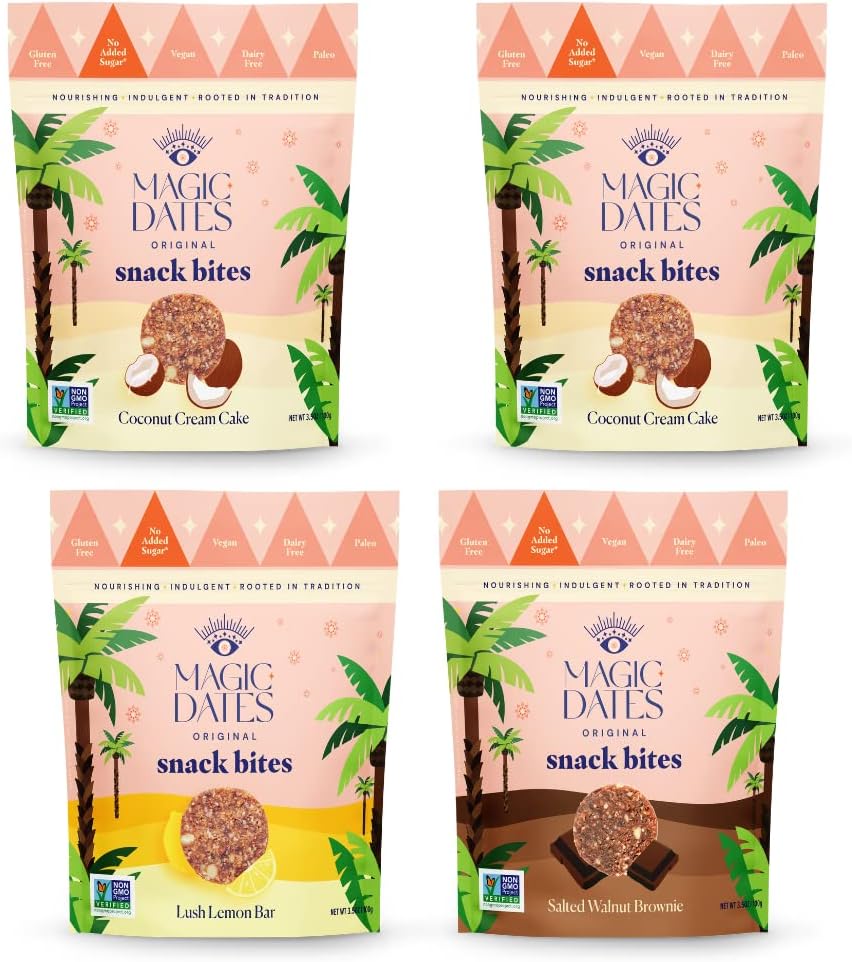 Amazon.com: MAGICdATES Dates Snack Bites - No Added Sugar, No Sweetener ...