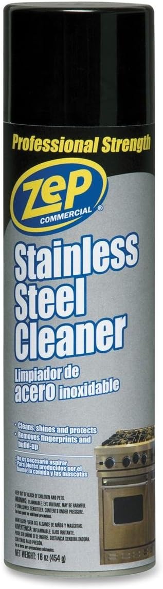 Amazon.com: Enforcer ZUSTST14 14-Ounce Zep Stainless Steel Cleaner ...
