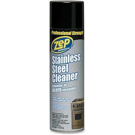 Amazon.com: Enforcer ZUSTST14 14-Ounce Zep Stainless Steel Cleaner ...
