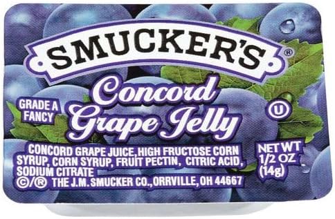 Amazon.com : Heinz Grape Jelly Single Serve Packet (0.5 oz Packets ...