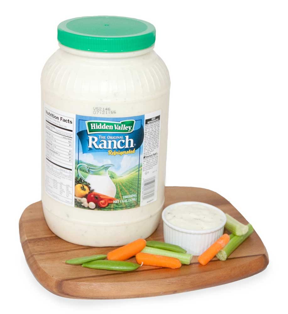 Amazon.com : Hidden Valley Original Ranch Dressing, 1 Gallon, 4 per ...