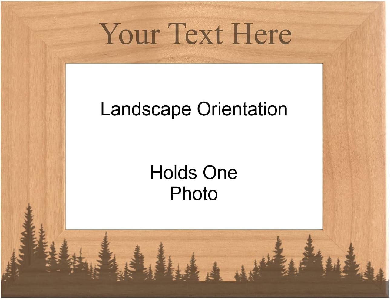 Amazon.com - PrecisionNC Engraving Personalized Pine Forest Engraved ...