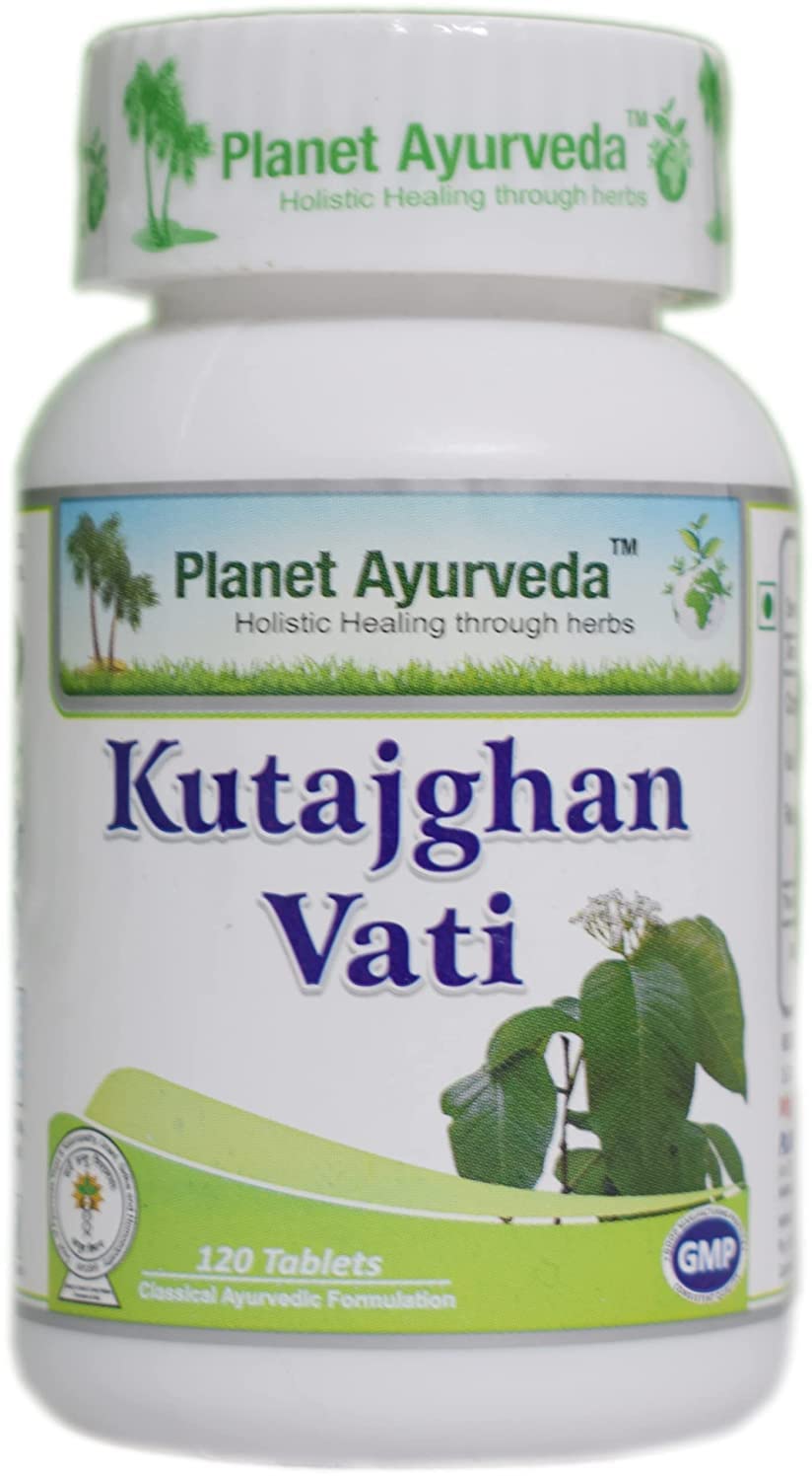 Amazon.com: Nutranix Kutajghan Vati Tablets - 120 Tablets (Pack of 2 ...
