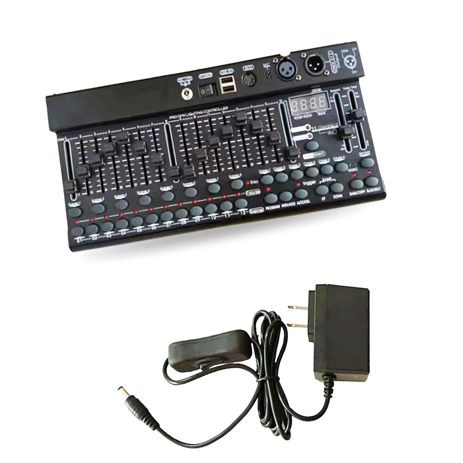 DMX-384D(32CH) Channel DMX Controller MIDI DMX Control console for DJ ...