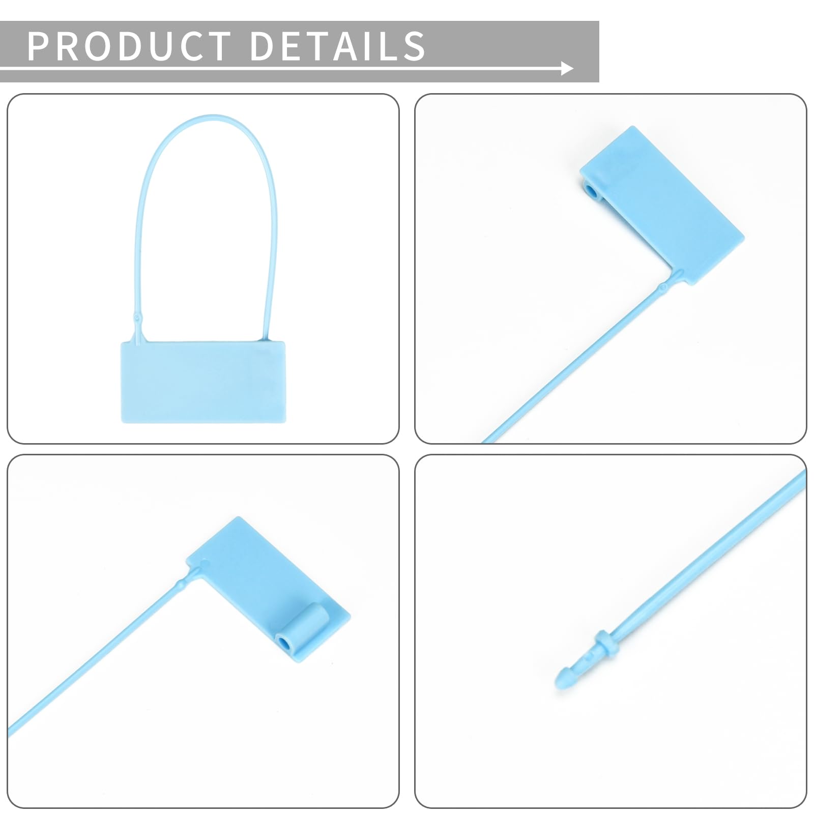 Snapklik.com : LeadSeals 100 PCS Numbered Plastic Security Padlock ...