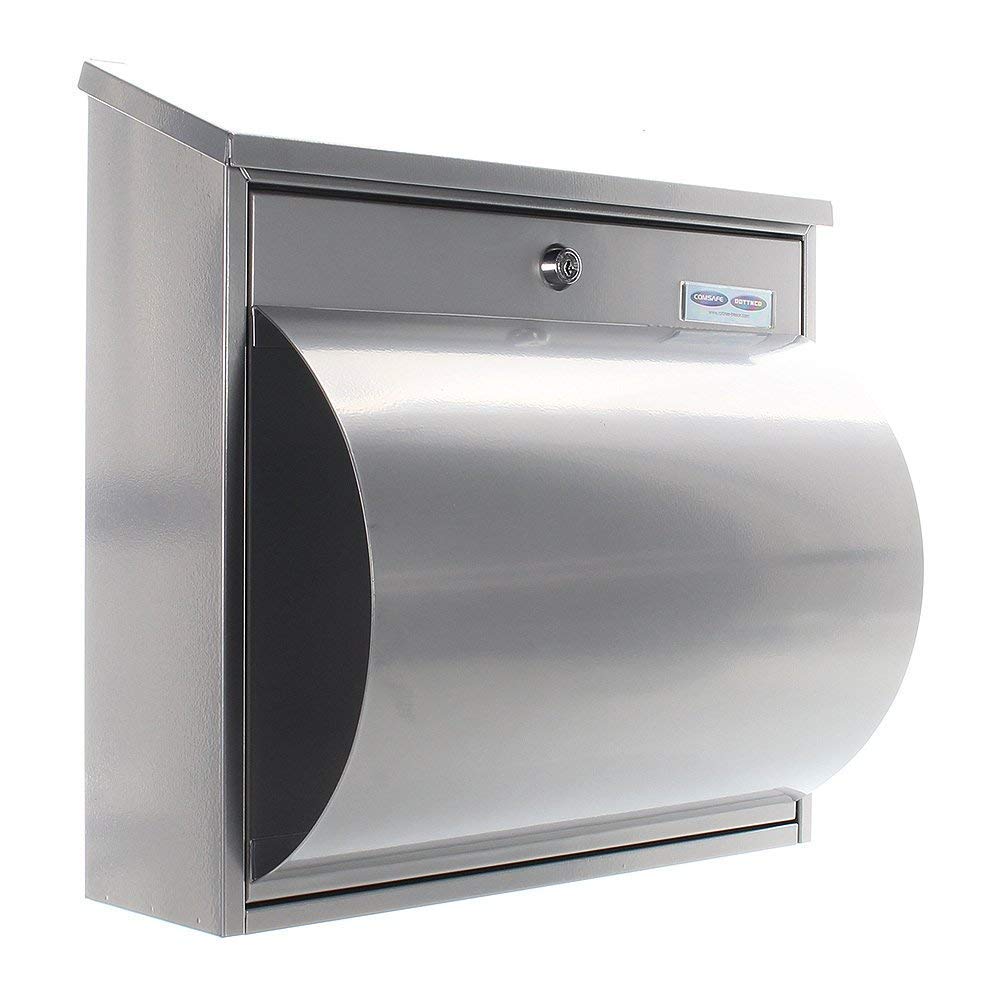 Buy Rottner 204 A4 Wallersee Silver Steel Large Letter Box with ...