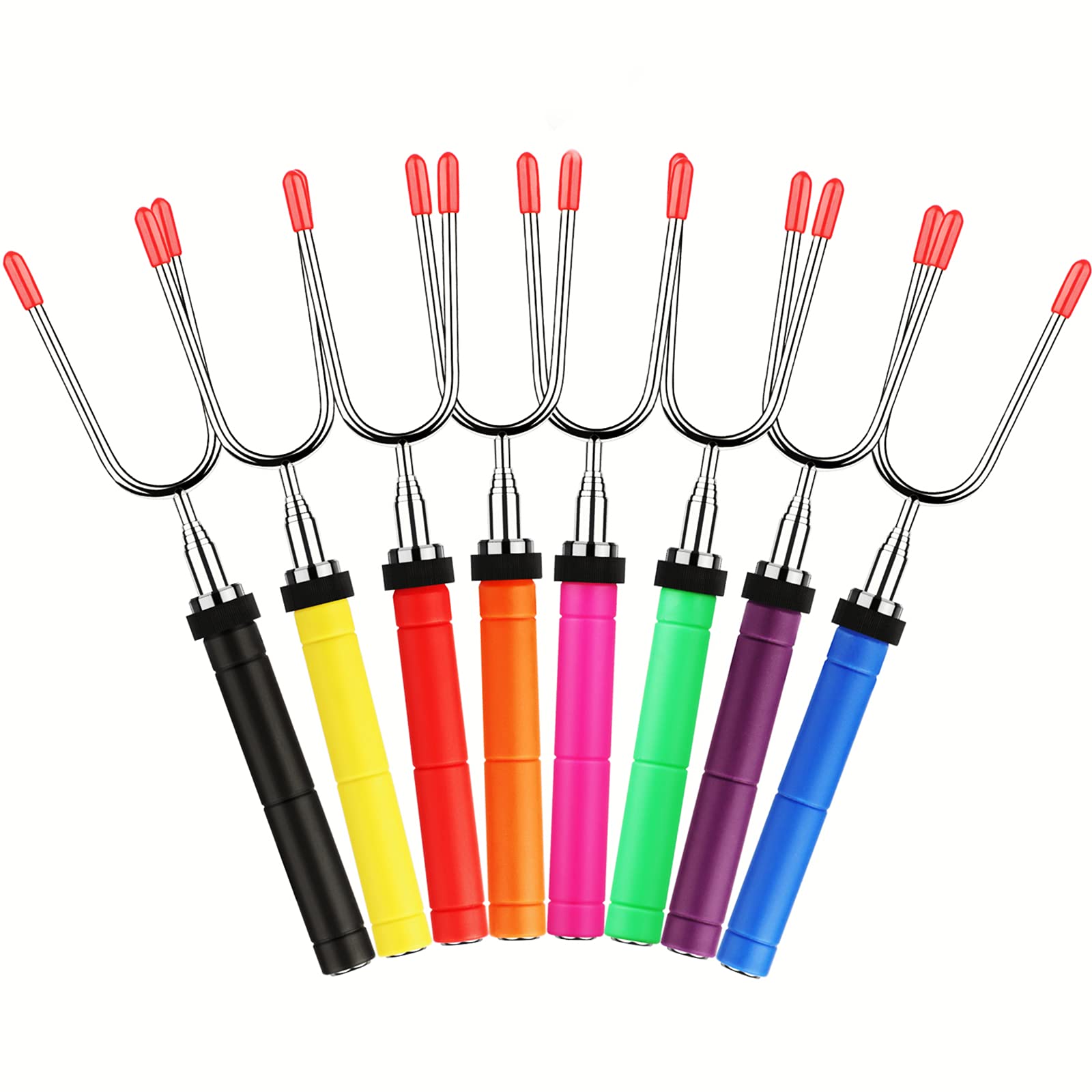 Buy Marshmallow Roasting Sticks for Campfire, 8 Packs Telescoping ...
