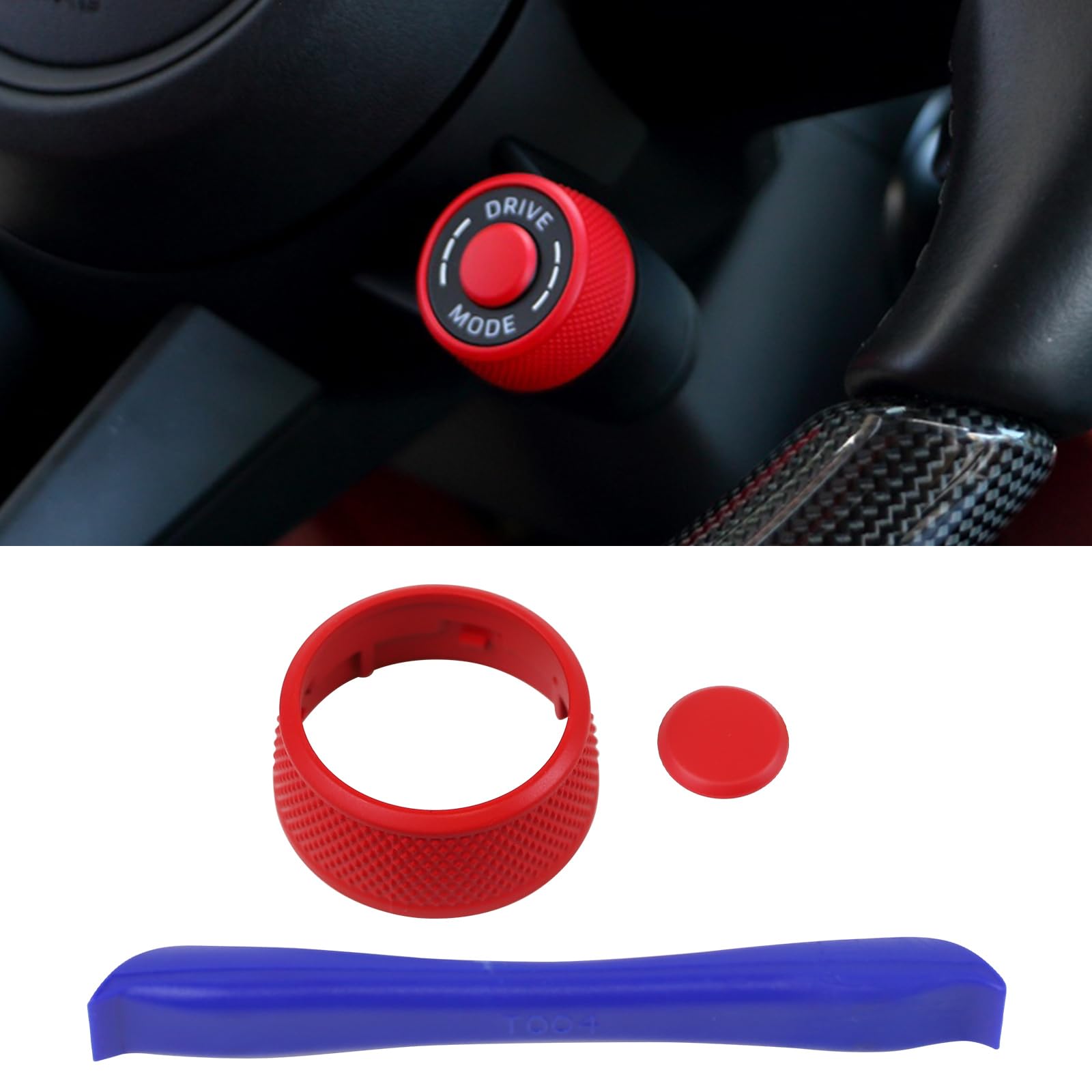 Amazon.com: Steering Wheel Driving Mode knob Decorative Cover ...