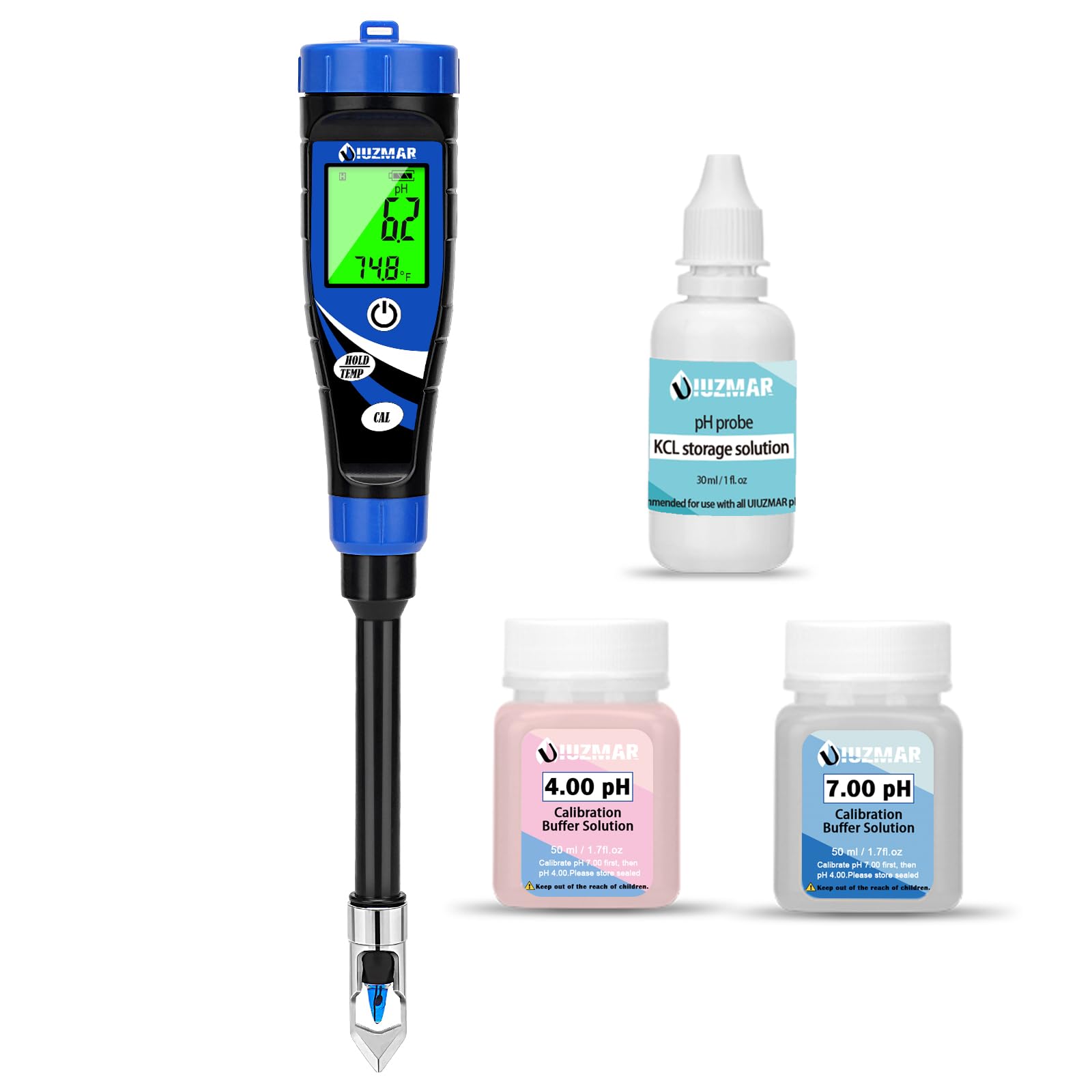 Snapklik.com : UIUZMAR Soil pH Meter Digital Soil pH Tester For House ...