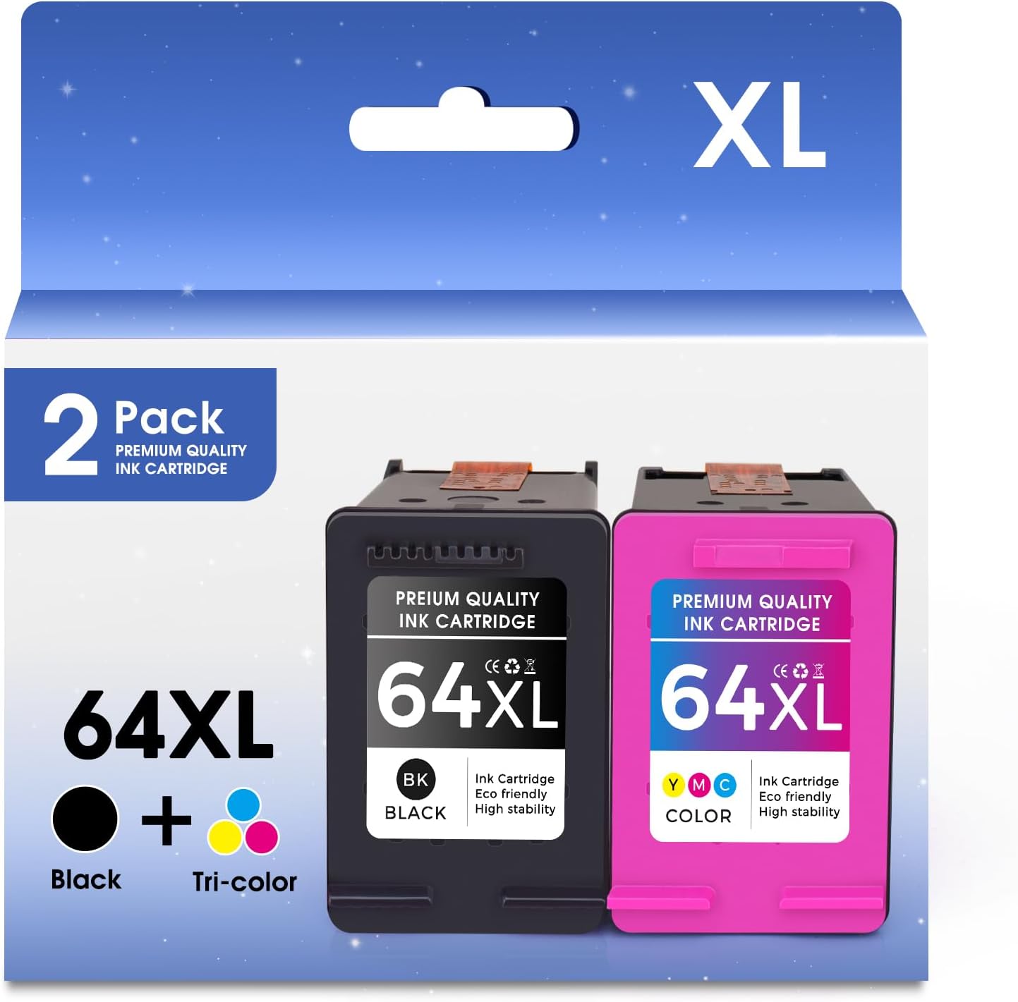 Amazon.com: CKMY Printer Ink 64 for HP 64XL Ink Cartridge Combo Pack ...