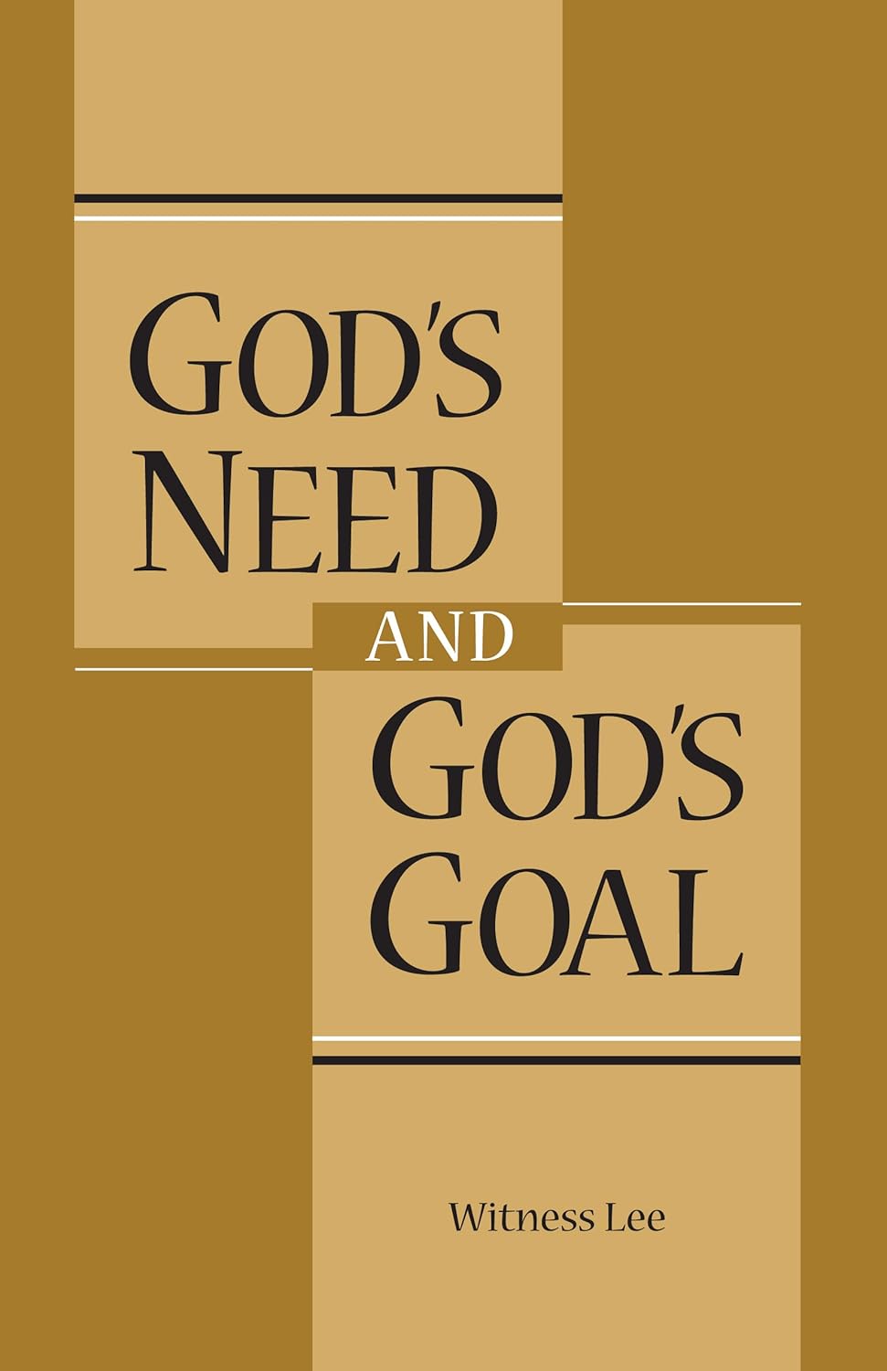 Amazon.co.jp: God’s Need and God’s Goal (English Edition) eBook : Lee ...