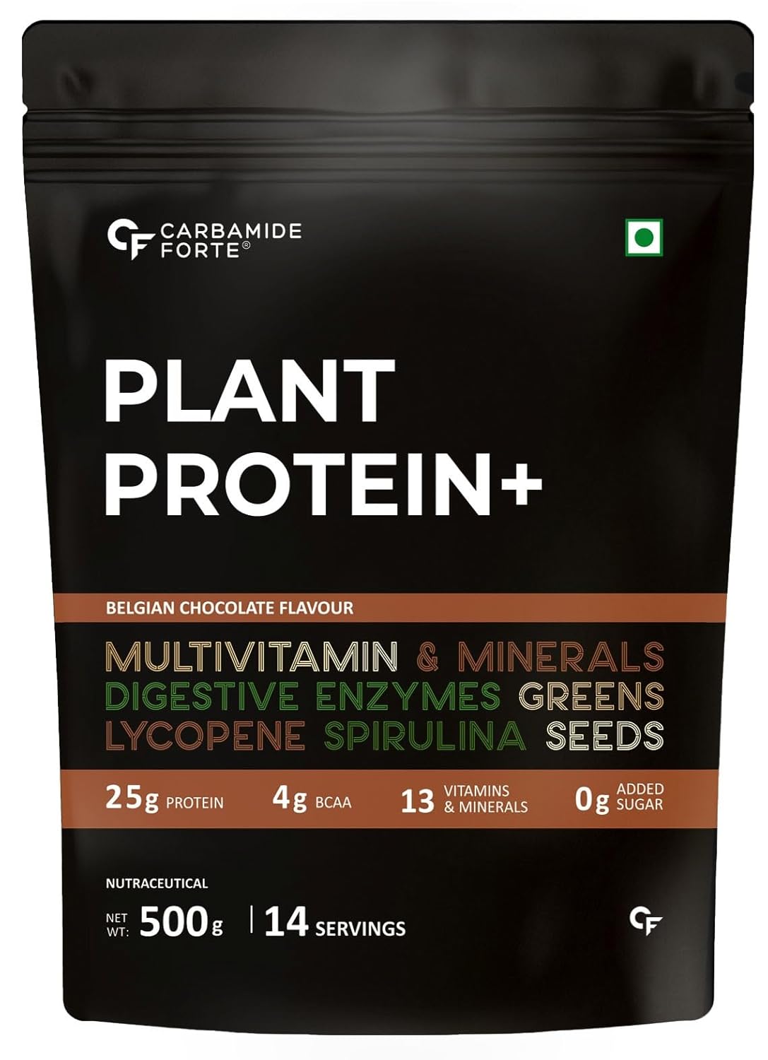Carbamide Forte Plant Protein Powder - Plant Based Protein Powder with ...