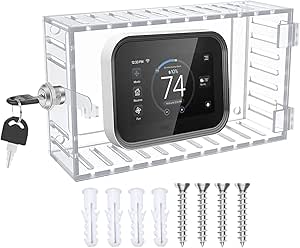 Amazon.com: NULYUNZE Thermostat Lock Box, Thermostat Lock Box with Key ...