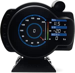 Amazon.com: Universal 10000RPM Car Meter OBDII Boost Gauge Voltage ...