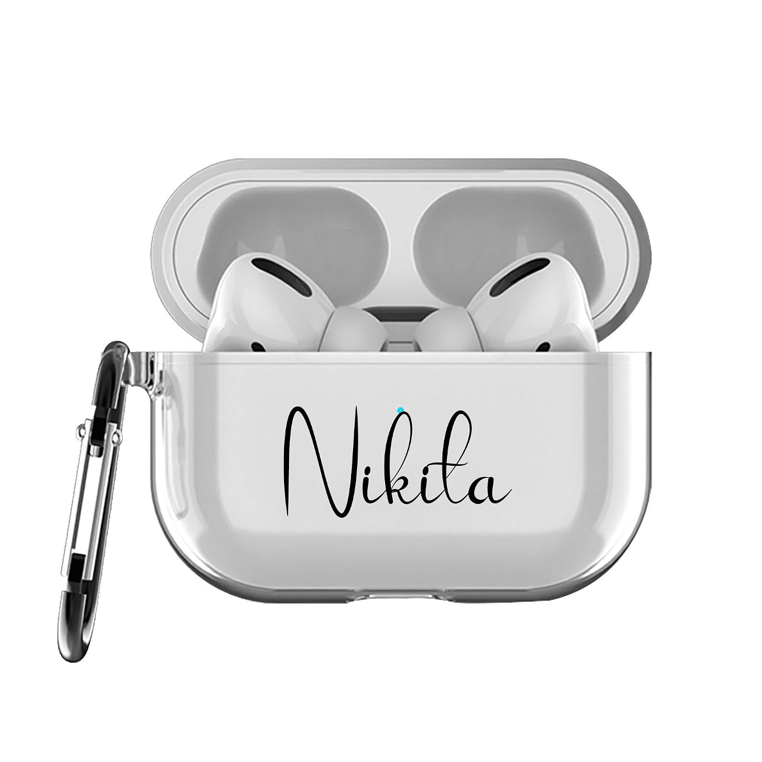 Mitzvah Customized Transparent Clear Airpods Pro Case with Name ...