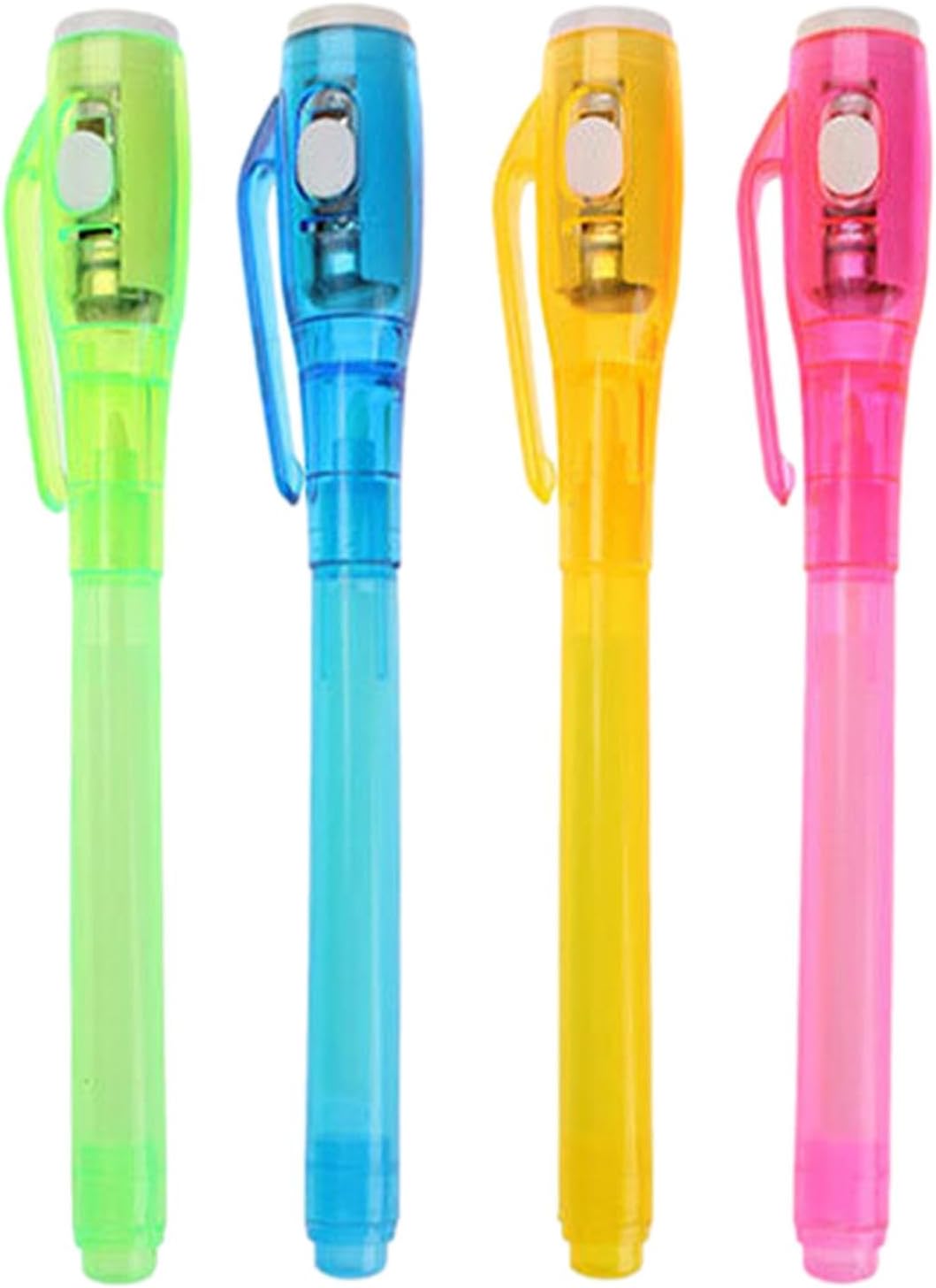 Lot de 4 stylos espion à encre disparaissante, lavables et invisibles ...