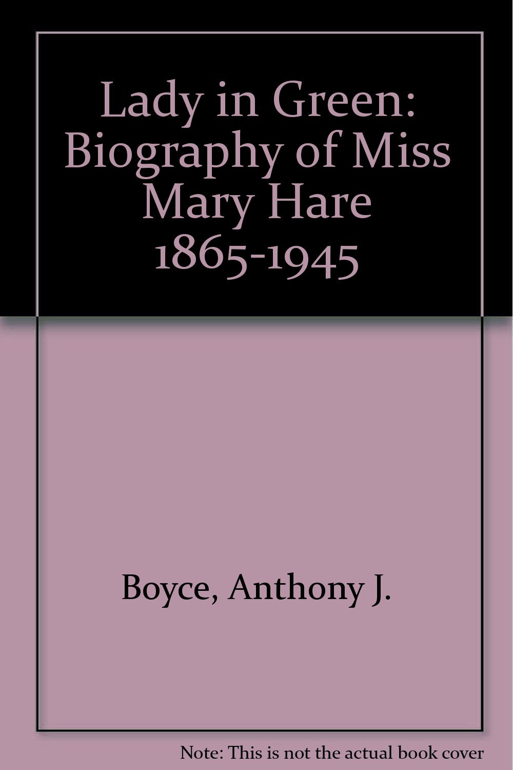 Amazon | Lady in Green: Biography of Miss Mary Hare 1865-1945 | Boyce ...