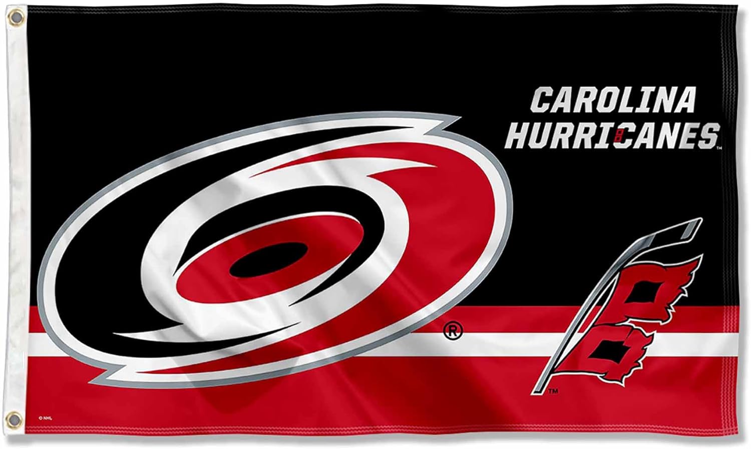 Amazon.com : Carolina Hurricanes Logo Insignia 3x5 Feet Banner Flag ...