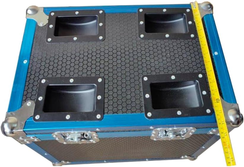 Caja de luz roja LED 19x15w RGBW Movinghead Luz de escenario Flightcase ...
