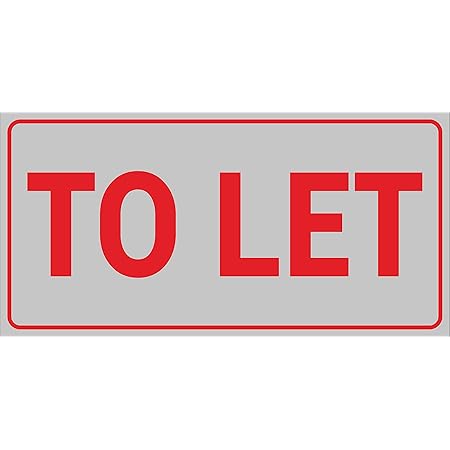 to-LET-9"X3" Sign Board : Amazon.in: Office Products