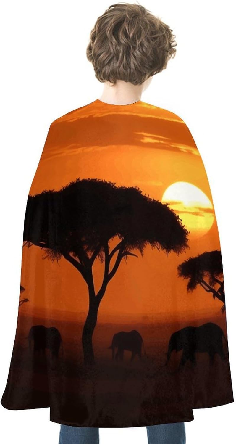 Amazon.com: Renaissance Cape Halloween Costume for Men Women Sunset ...