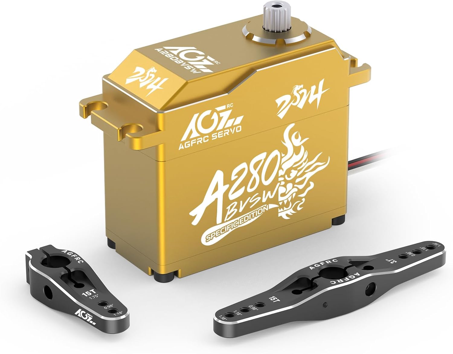 Amazon.com: AGFRC 128KG High-Torque 1/5-Scale RC-Servo-Motor - 16.8V ...