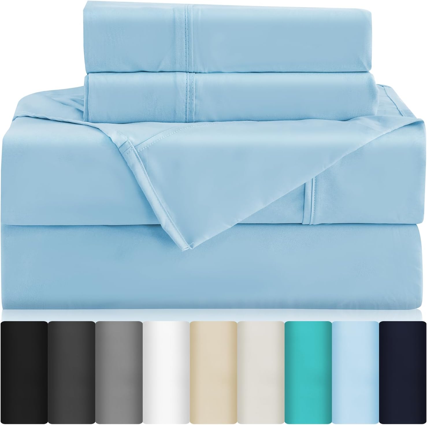 Amazon.com: CozySmile Silky Soft Twin XL Sheet Set - Luxury 4 Piece ...