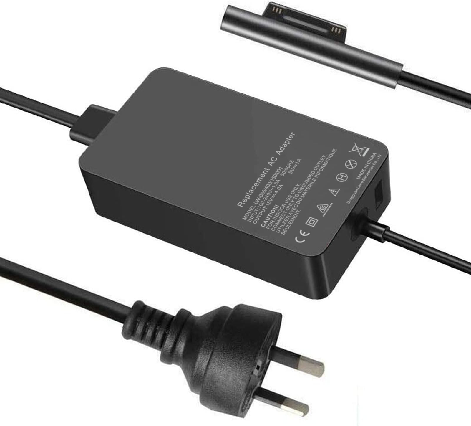 65W Power Adapter Charger for Microsoft Surface Pro X Pro 7 Pro 6 Pro 5 ...