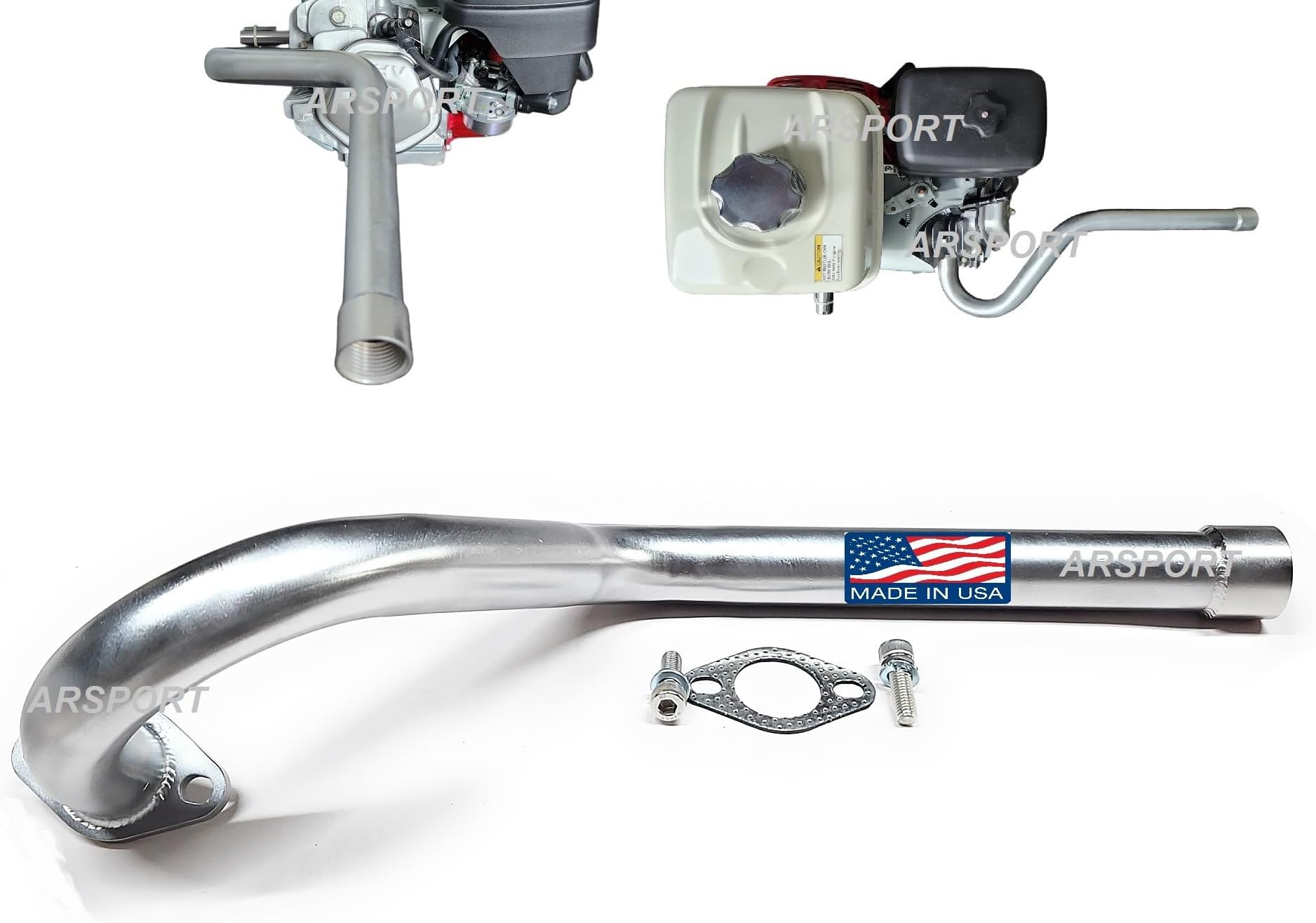 Amazon.com: ARSPORT Center Exhaust with 1" NPT thread for GX240, GX270 ...