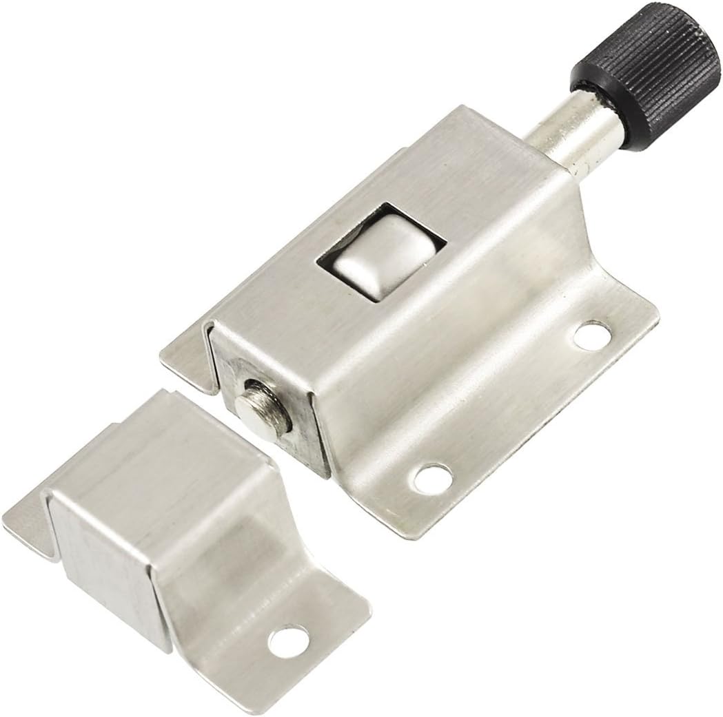 Verrou de porte - SODIAL(R) 1,57 "de long en acier inoxydable ressort ...