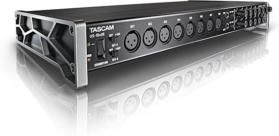 Amazon.com: Tascam US-16x08 Rackmount USB Audio/MIDI Interface for ...