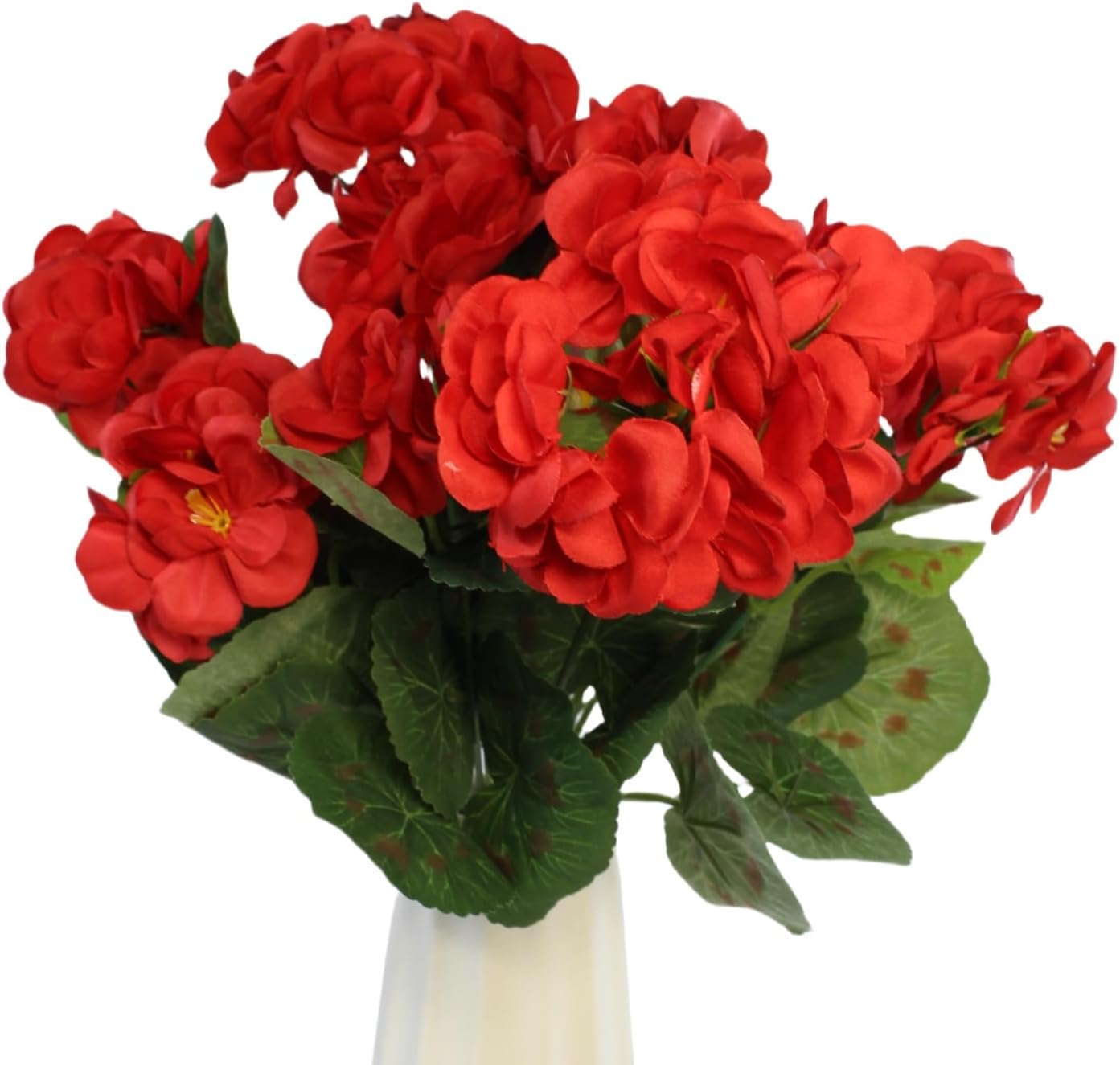 Amazon.com: DoubleWood Artificial Geraniums for Outdoor, 14.2 inches ...