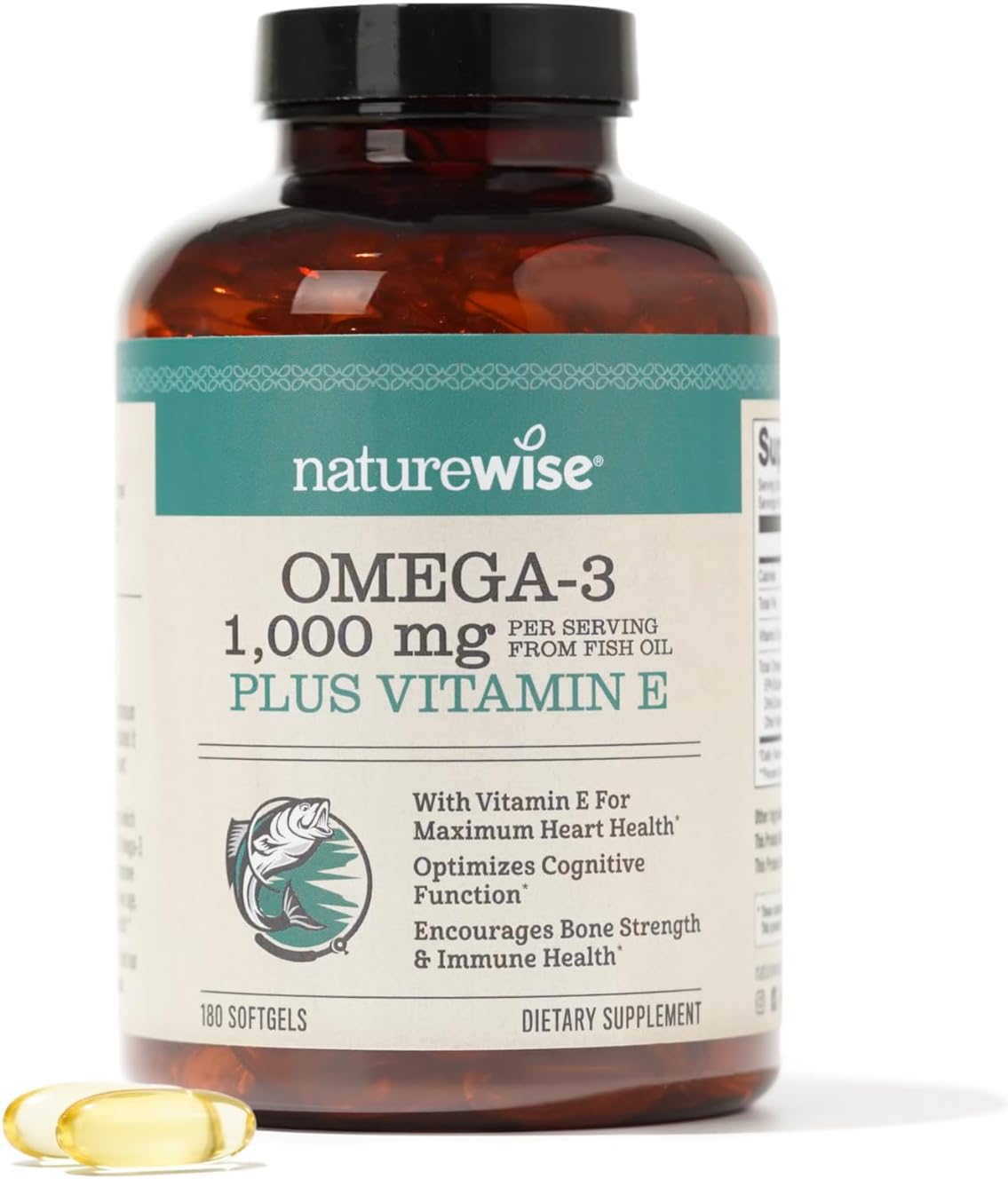 Amazon.com: Heart Health Essential Omega 3 Fish Oil with Vitamin E ...