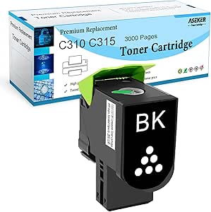 Amazon.com: ASEKER C310 C315 Toner Cartridge Black 3000 Pages Yield Compatible for Xerox C310 ...