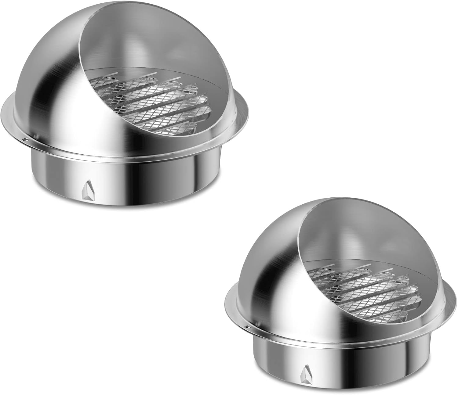 Amazon.com: Hon&Guan 4 Inch Vent Cover Duct Vent, Dryer Exhaust Vent ...