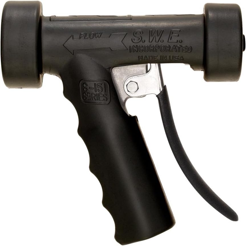 Amazon.com : Aluminum Spray Nozzle with Garden Hose Swivel Adaptor ...