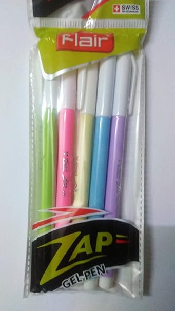 Flair Zap Gel Pen (Pack of 3) : Amazon.in: Office Products