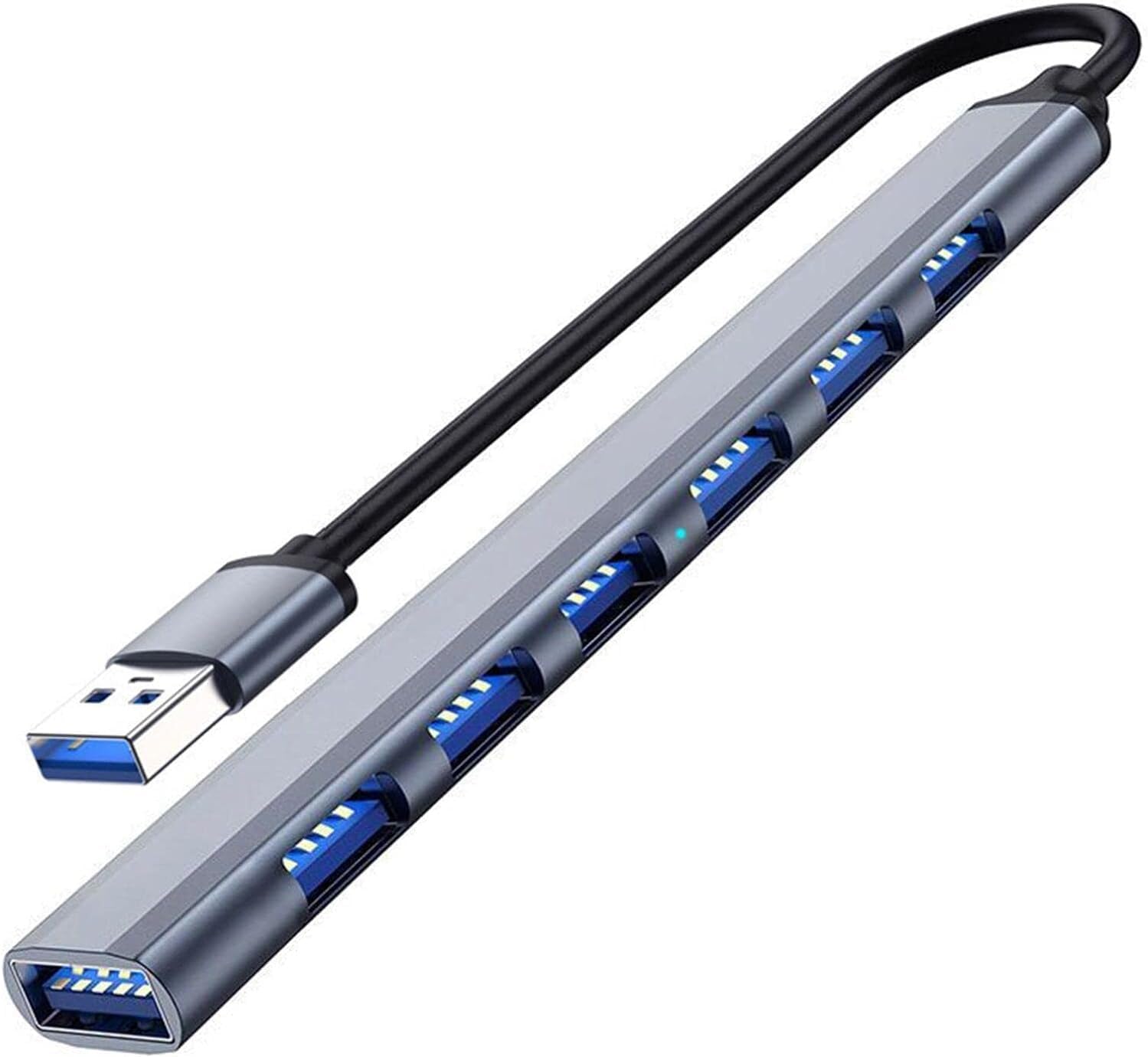 Adaptador Multiporta USB Hub, USB Docking Station com 7 Portas USB 3.0 ...