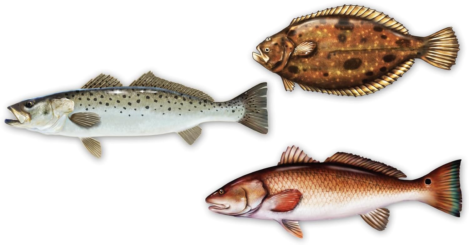 Amazon.com: Salty Bones Inshore Grand Slam - Redfish, Speckled Trout ...