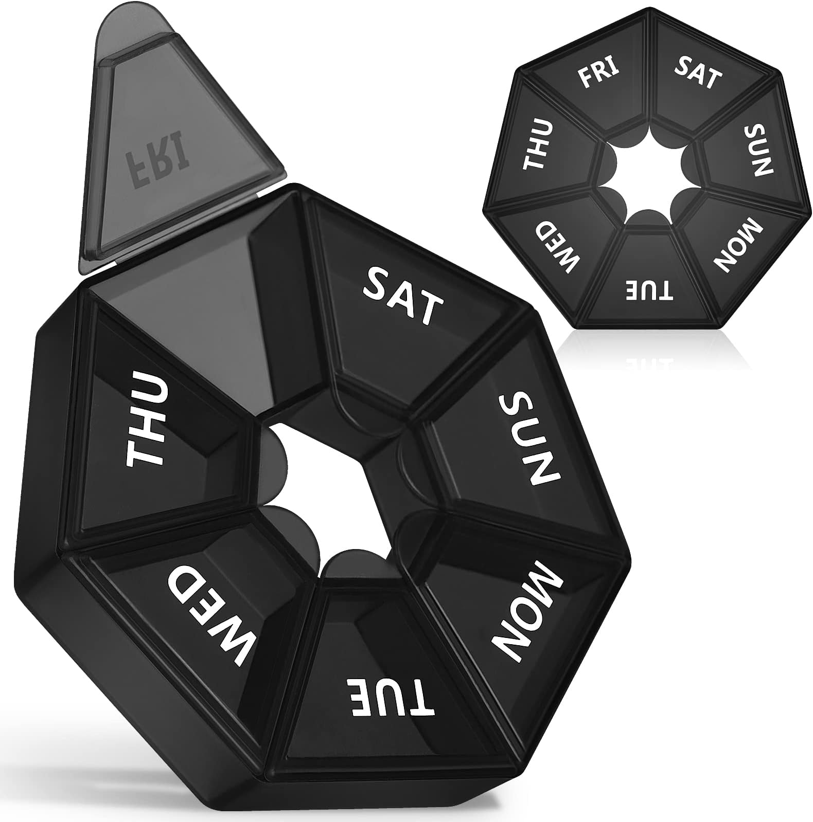 Amazon.com: Apex 7-Day Pill Organizer, X-Large, 1 Organizer (Pack of 1 ...