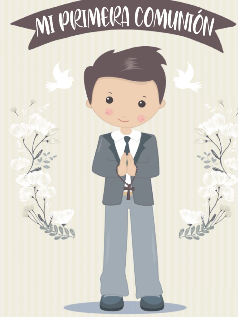 Mi Primera Comunión: Libro de Firmas personalizado para Niño con ...