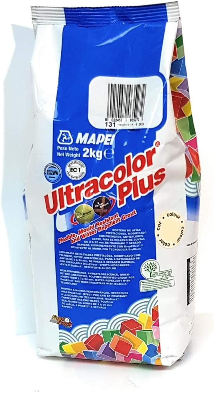 Mapei 131 UltraColor Plus Vanilla Grout 2kg – BigaMart