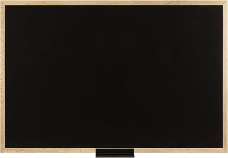 Quartet Chalkboard, 2 X 3 Feet, Oak Frame, Black Surface, 3413878401 ...