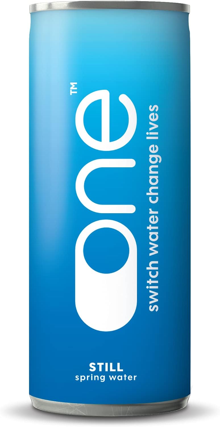 One Water | 24 x Canned Natural Still Spring Water | Sustainable and ...