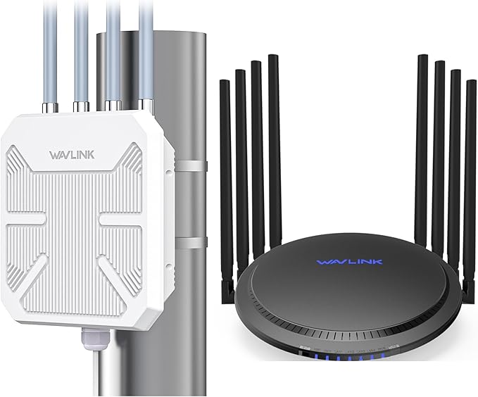 Amazon.com: Outdoor WiFi Extender and Wireless Internet Router Bundle ...