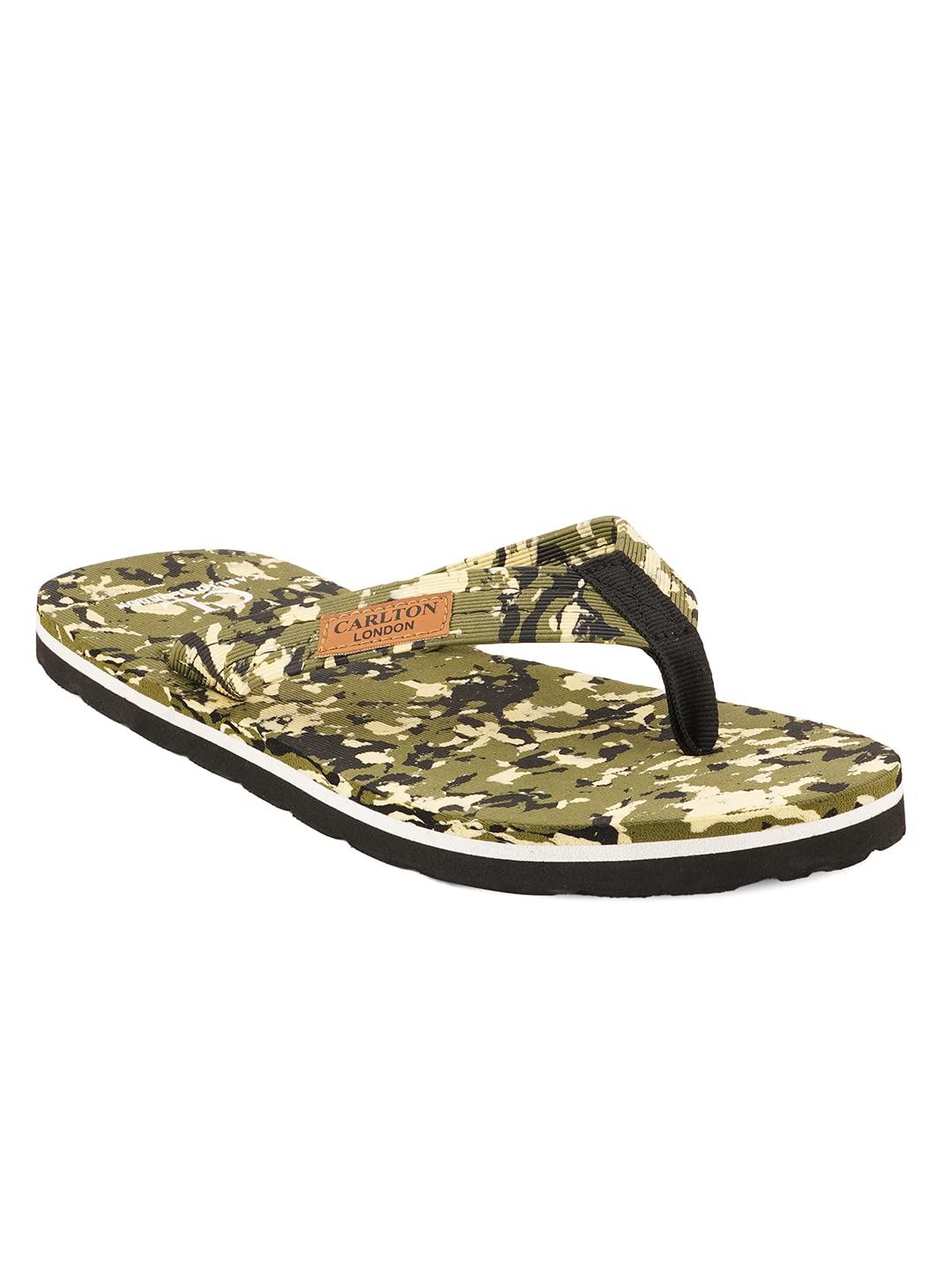 Buy Carlton London Men'S Olive Camo Slipper 6 UK (CL-IN-M-110) at Amazon.in